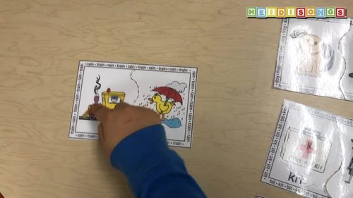 Rhyme Matching Puzzles Set 1 - Heidi Songs by HeidiSongs | TPT