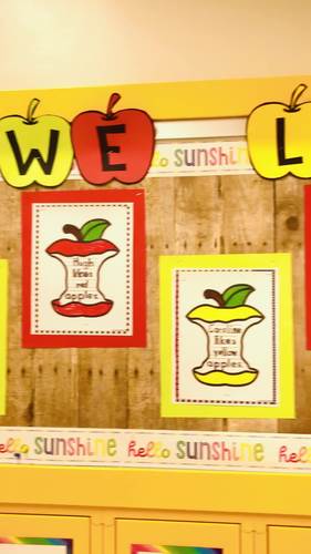 Apple Themed Class Writing Book Bulletin Board Johnny Appleseed ...