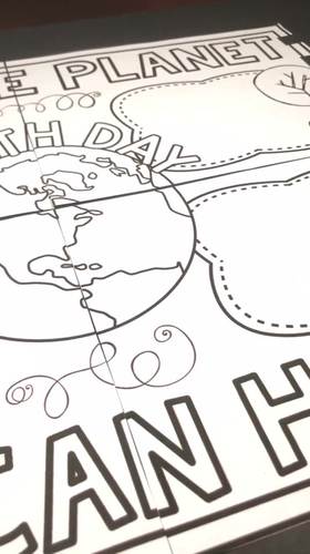 Earth Day Partner Poster: A 4-Panel Earth Day Collaboration Poster