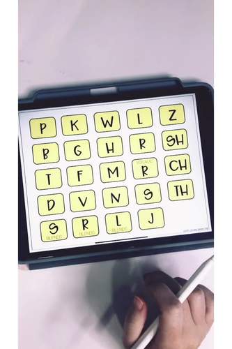 Digital Articulation Drill Cards Activities for Later Sounds by Speech Tea