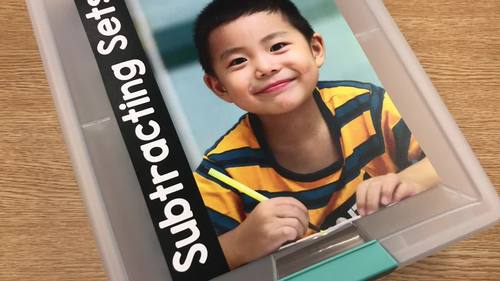 Pre-K Math (Preschool Math) Unit Fourteen: Subtracting Sets by Tara West