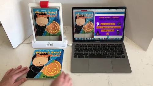 WHERE IS BABY'S PUMPKIN?, DIGITAL BOOM CARD, BOOK COMPANION (AAC, SPEECH)