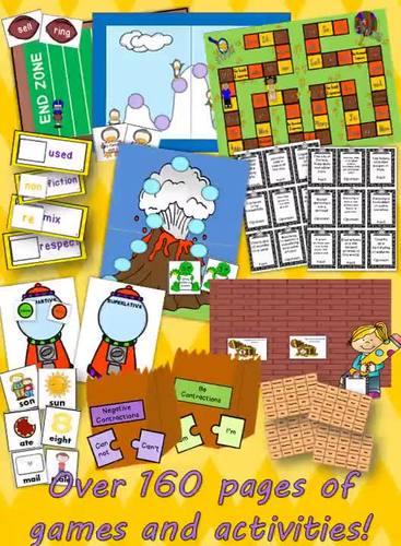 The Ultimate Grammar Centers Packet for Upper Elementary | TPT