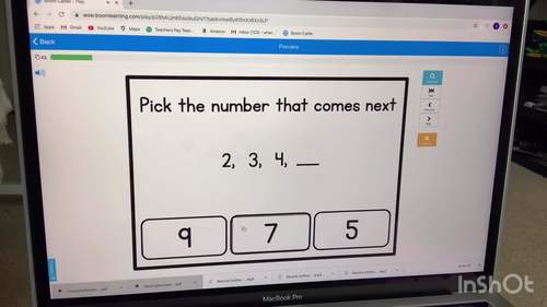Missing Number BOOM Cards For Distance Learning by Where I AUT-a Be