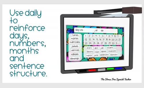 Practicing the DATE in SPANISH FECHA Mensajes de la Manana BRIGHT ...