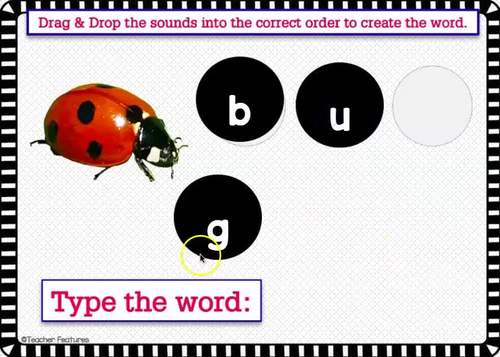 Digital Boom Cards CVC WORDS with photos by Teacher Features | TPT