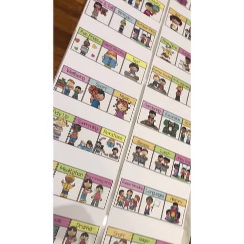 Daily Visual Timetable by Miss Honey Teachers | TPT