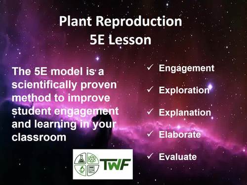 Plant Sexual and Asexual Reproduction - Complete 5E Lesson Bundle