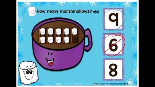 Winter Counting Numbers 1-20 Digital Boom Cards Bundle Ten Frames