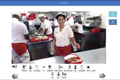 Fast Food Virtual Field Trip Social Narrative & Comprehension Boom Cards SS