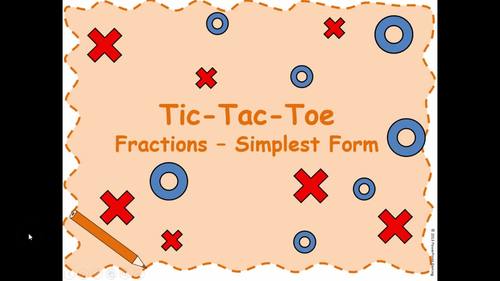 Simplest Form Tic-Tac-Toe Powerpoint Game by Teacher Gameroom | TpT