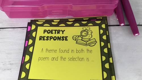 Poetry Task Cards by MM Bilingual | TPT
