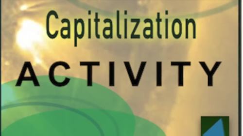 Business Plan Capitalization Activity by Jay Franklino | TpT