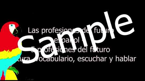 Spanish 4 distance learning reading- Los trabajos del futuro with video