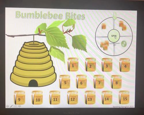 Bumblebee Bites! Interactive, digital pop up game, NO PRINT, NO PREP!