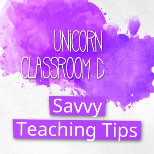 RAINBOW UNICORN Complete Calendar Back to School Classroom Decor