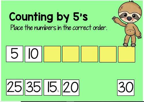 Boom Cards - Skip Counting 2's, 5's and 10's by Miss Rainbow Education