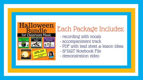 Halloween Music Bundle: FOUR Original Halloween Song Resource Packages
