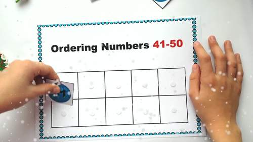 Christmas Math Activity | Ordering Numbers 1-100 by Autism Journey ...