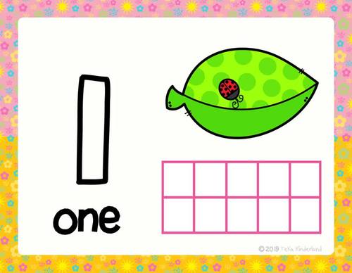 Spring Ladybug Play Dough Counting Mats by TeKa Kinderland | TpT