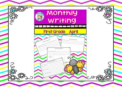 First Grade Writing Activities for April | Writing Prompts or Journal ...