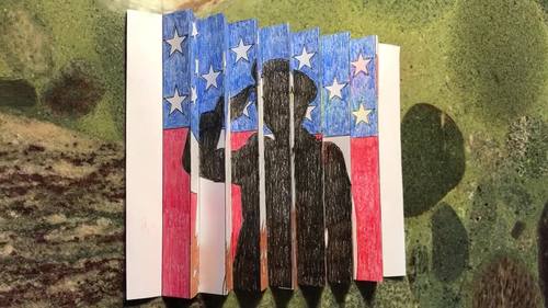 Veterans Day Activities and Crafts: Patriotic Agamograph Project by ...