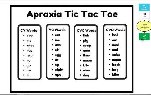 Apraxia Game | Digital Boom Cards by Sharon Burgess Ortho | TPT