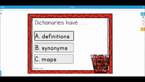 Pick the Right Reference Source (Digital Task Cards) by Literacy 4 Kids