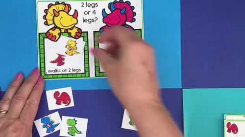 Dinosaur Math Graphing Sorting and Venn Diagram Centers | TpT