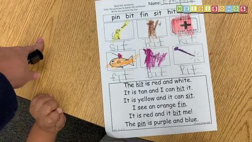 CVC Words Worksheets, Games, and Flashcards Kindergarten (Set 2 ...