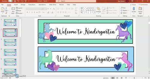 Unicorn Banners and Buttons - Canvas, Google Sites and Other Web Pages