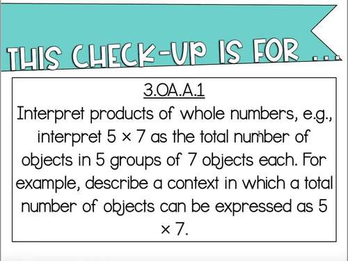 DISTANCE LEARNING: Digital Task Cards 3rd Grade Multiplication Math 3 ...