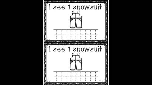 1-10 Dressing for Winter Counting Book by Courageous with Crayons