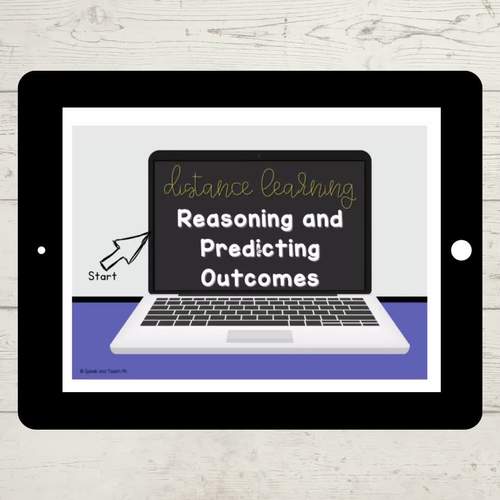 Distance Learning Etiquette Reasoning and Predicting Outcomes Boom Cards™