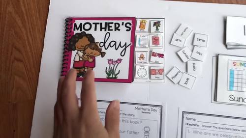 #OVERTHERAINBOW Adapted Book Unit:Mother's Day {digital and printable}