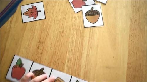 Fall Math Patterns Activity Center by Fun Hands-on Learning | TPT