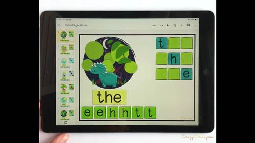Sight Word Games Kindergarten for Google Classroom | Distance Learning