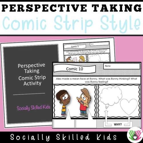 PERSPECTIVE TAKING Comic Strip Style - In Color - Social Pragmatics for ...