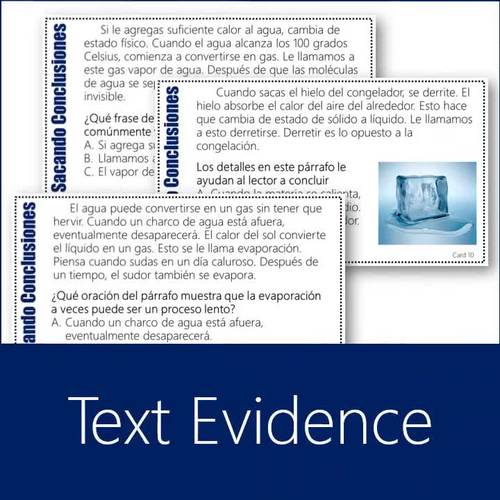 Sacando Conclusiones - Drawing Conclusions Task Cards 5 (Spanish) by ...
