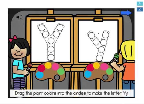 DIGITAL Alphabet Activities - Letters Y-Z - Distance Learning - Boom Cards