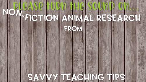 RACCOONS - nonfiction animal research by Savvy Teaching Tips | TpT