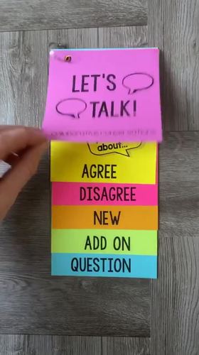 Accountable Talk Collaborative Conversation FlipBook by Primary Wishes