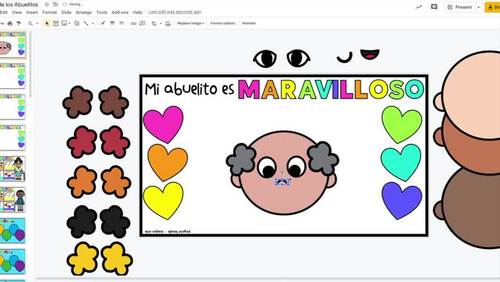 Dia de los Abuelitos Digital Grandparents Day in Spanish | TPT