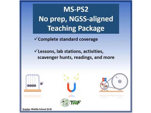 NGSS - MS PS2 Motion and Stability - Complete Resource Bundle | TpT