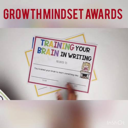 168 End of the Year GROWTH MINDSET Awards {EDITABLE} by Angela Linzay