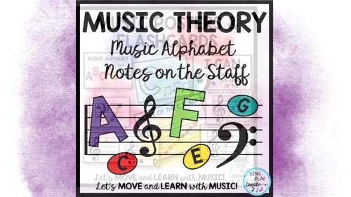 Music Theory Lessons: Alphabet, Notes, Pitch, Games, Song, Presentation ...
