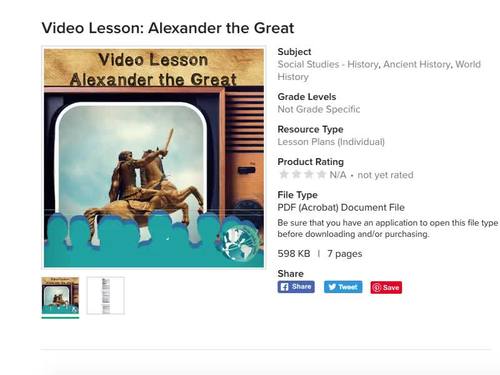 Video Lesson: Alexander the Great by Social Studies Studio | TPT