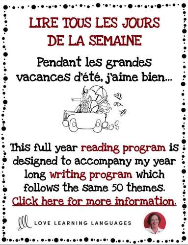 Lire tous les jours #13 - French reading program - Distance Learning