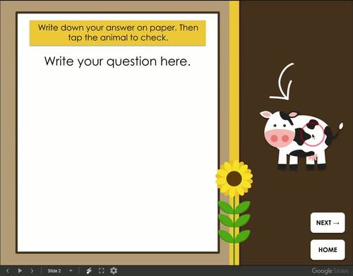 Google Slides PowerPoint Game Template | Digital Editable Self-Checking ...
