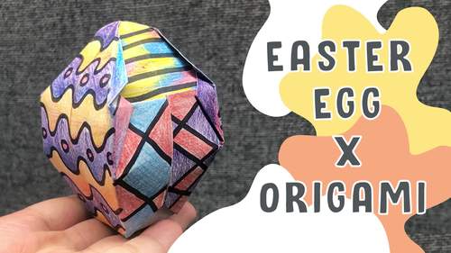 Easter X Origami Art Activity (2 template designs) by Studio Emplay